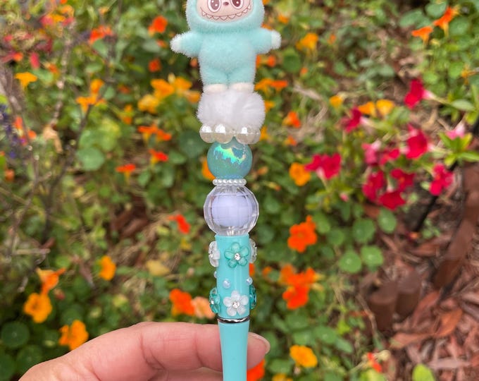 Labubu Green Pen - Etsy
