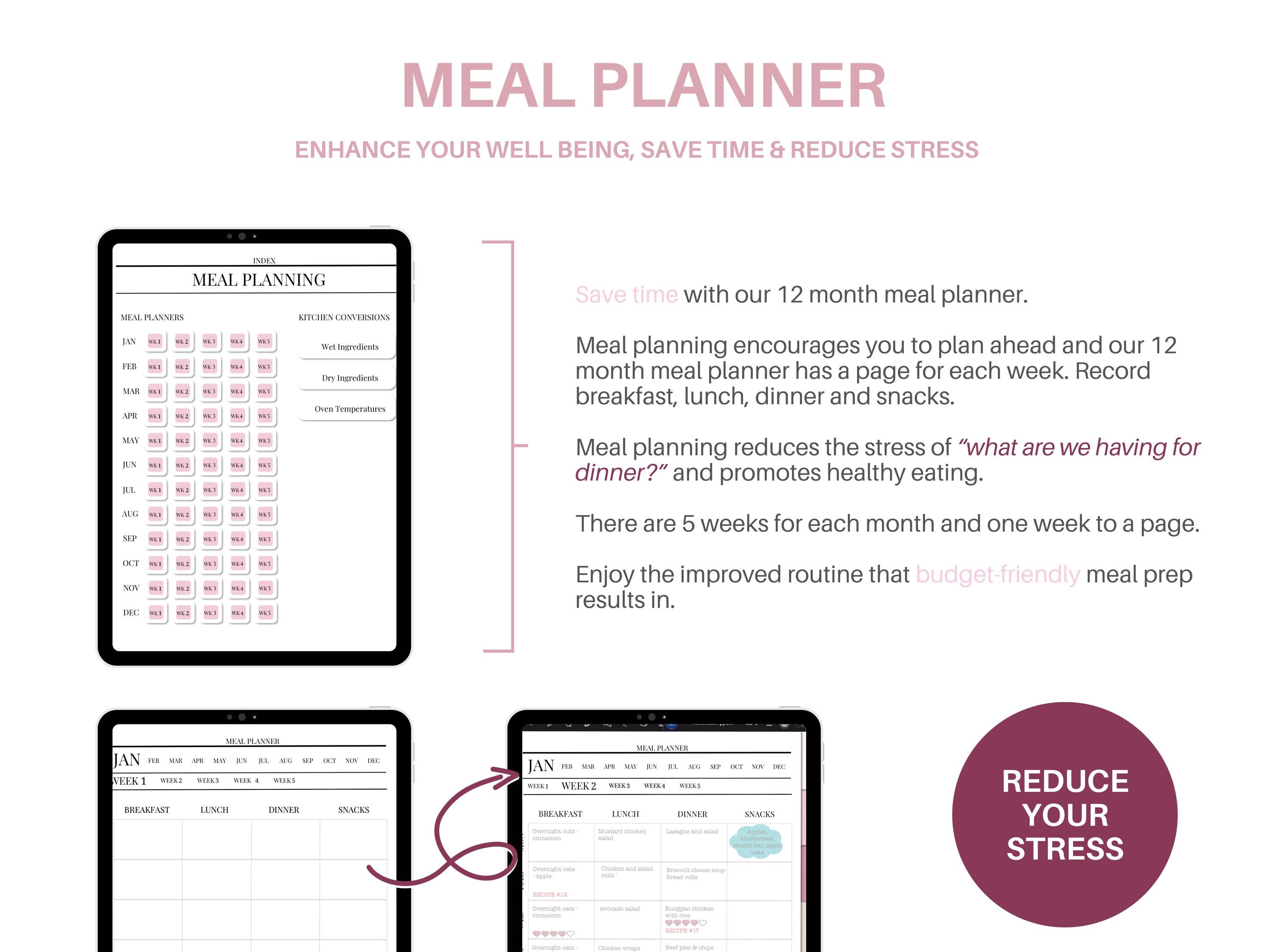 Recipe Book Digital Goodnotes, Digital Cookbook, Recipe Notebook ...