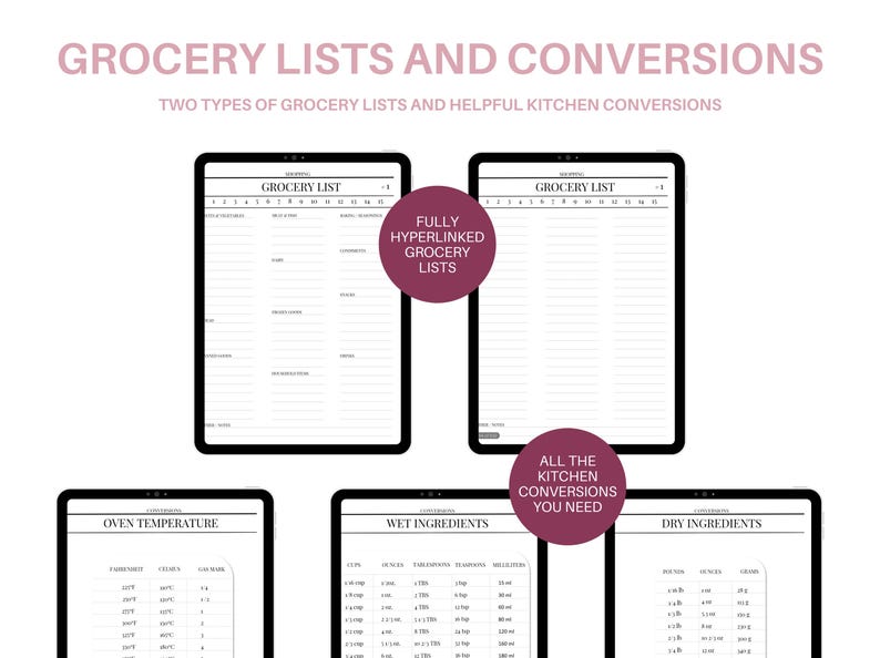 Recipe Book Digital Goodnotes, Digital Cookbook, Recipe Notebook ...