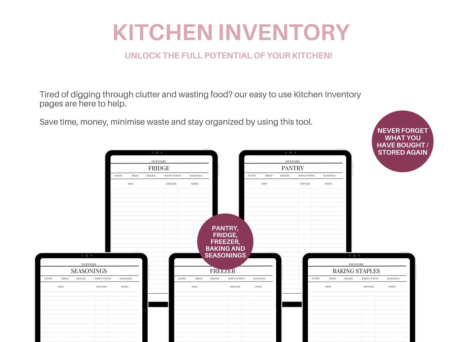 Recipe Book Digital Goodnotes, Digital Cookbook, Recipe Notebook ...