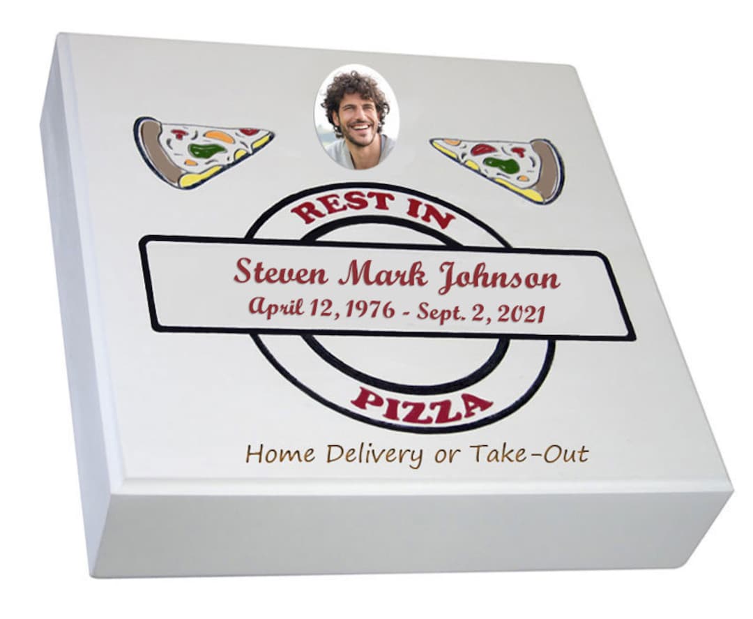 Pizza Box Cremation Urn - Etsy