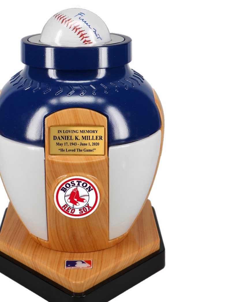 Boston Red Sox Official MBA Baseball Cremation Urn | Etsy