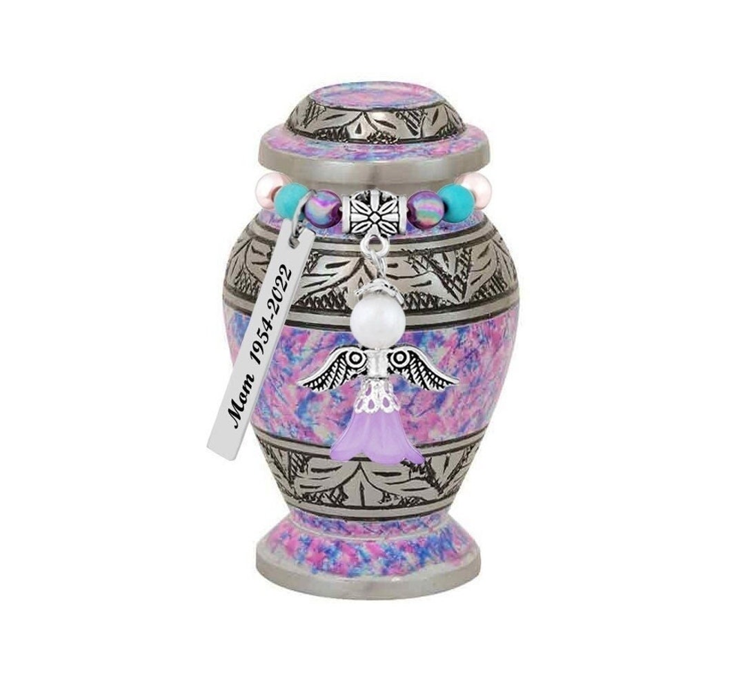 Guardian Angel Mini Urn – Engraved Love Charms Keepsake - Etsy