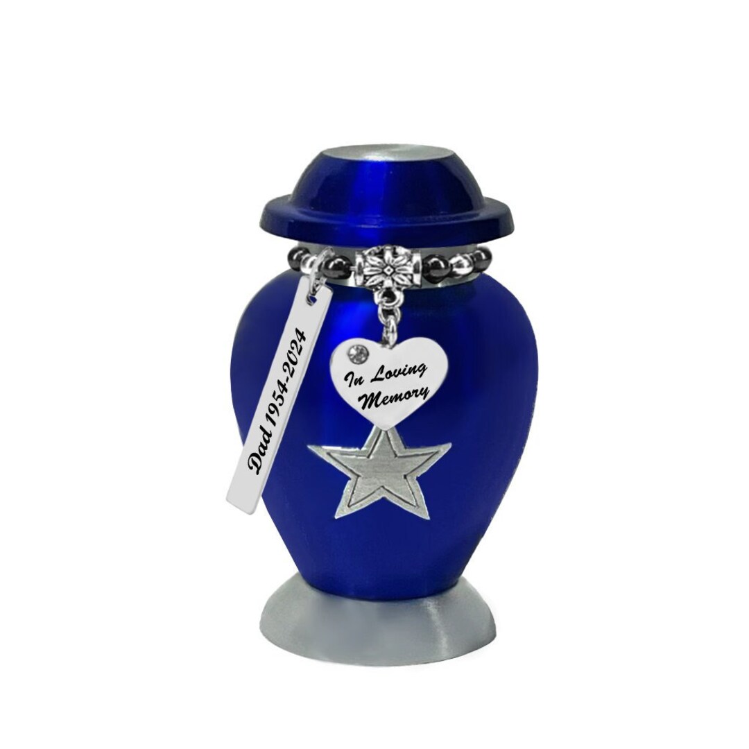 Texas Star Mini Urn - Love Charms® Option - Etsy