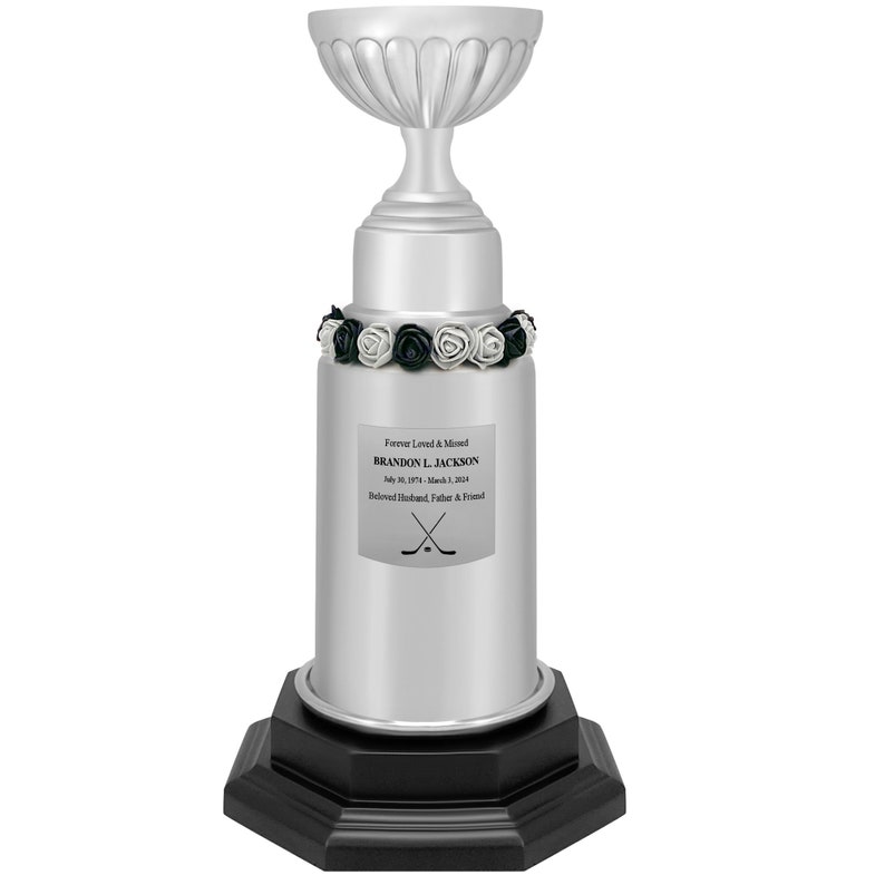 Champion Hockey Trophy Small Cremation Urn - Tribute Wreath™ - Etsy