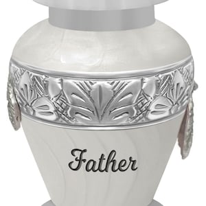 Angel of Grief® White Keepsake Urn - Custom Engraving - Mini Cremation ...