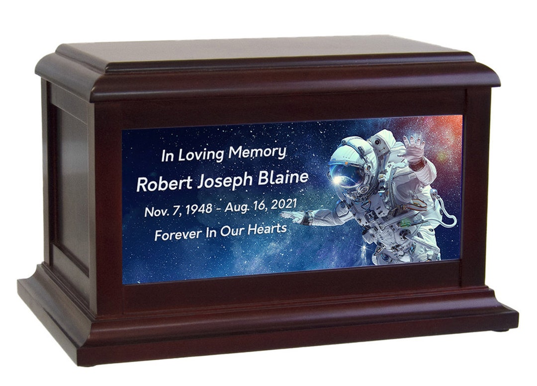 Astronaut Memorial Cremation Urn - Honor Your Space Lover - Celestial ...