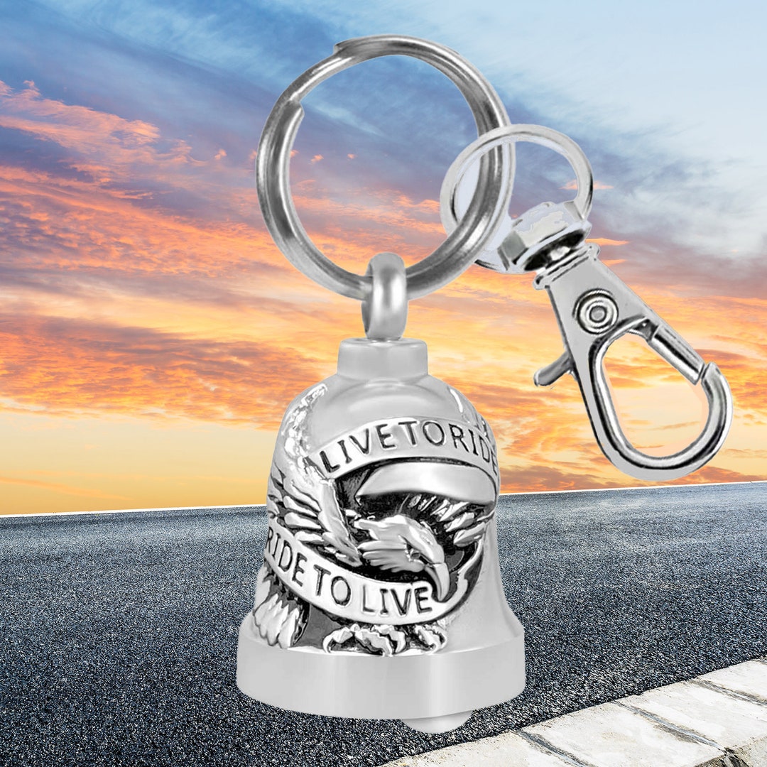 Live to Ride - Ride to Live Motorcycle Key Chain Ash Urn - Engraving ...