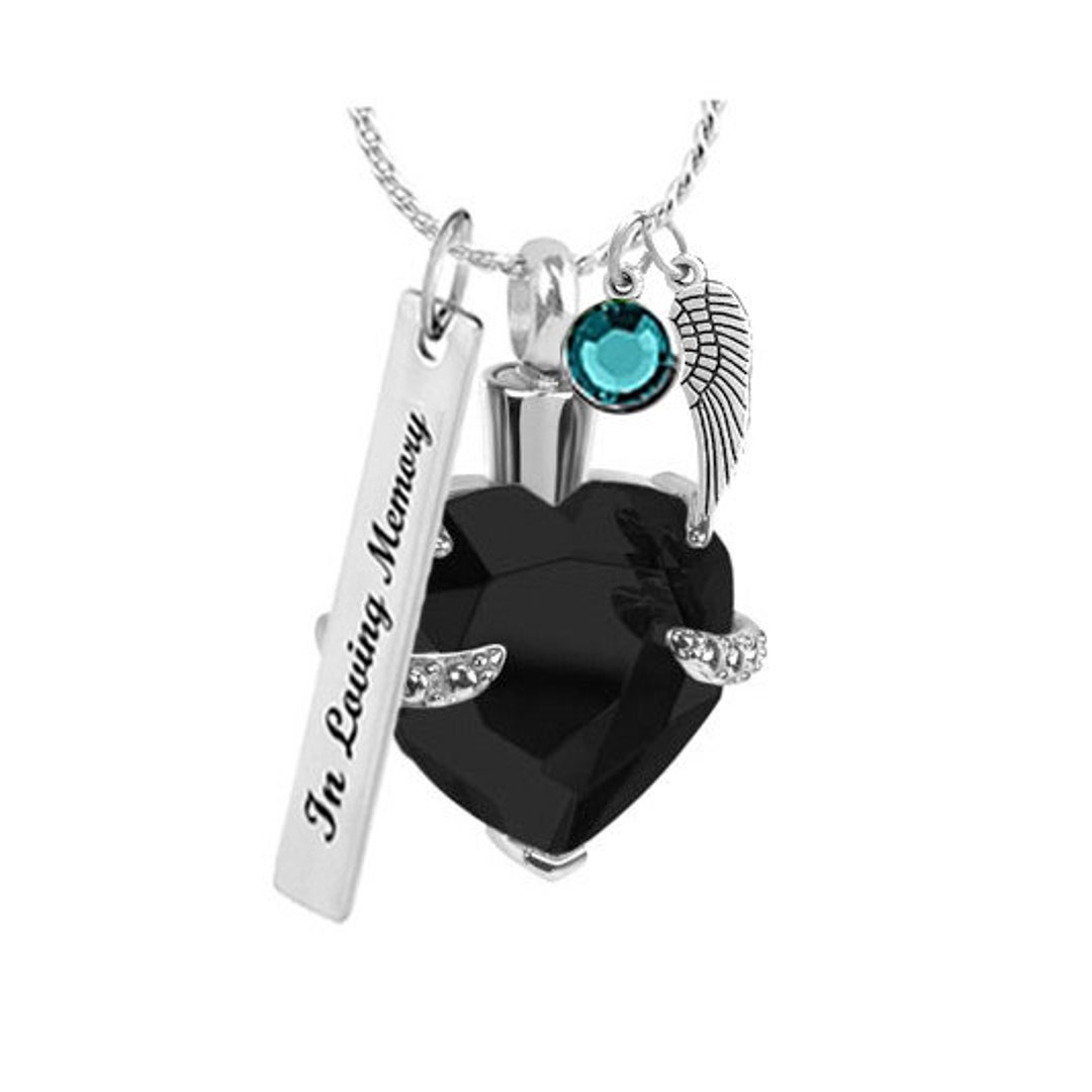 Mourning Heart Ash Urn Love Charms™ Option - Etsy