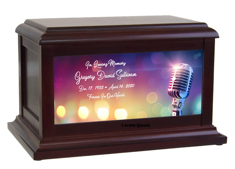 Retro Microphone Cremation Urn | Etsy