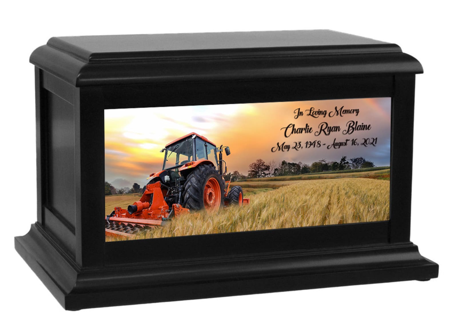 Farm Tractor Rainbow Cremation Urn - Etsy