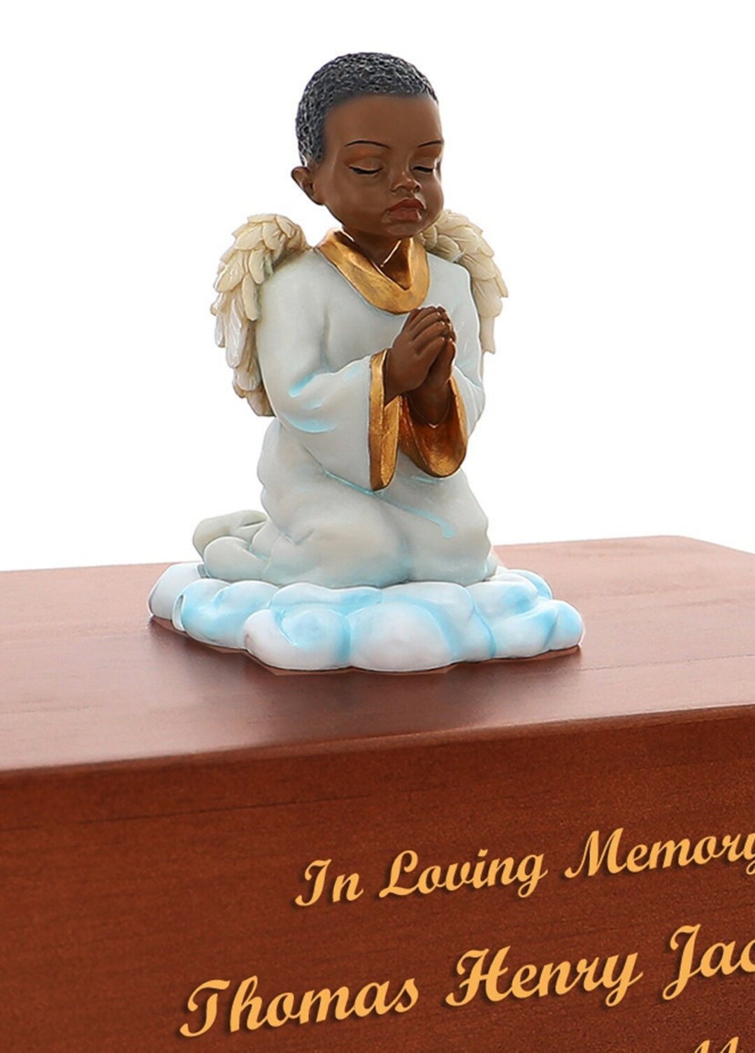 Praying Angel Boy Child Urn - Etsy