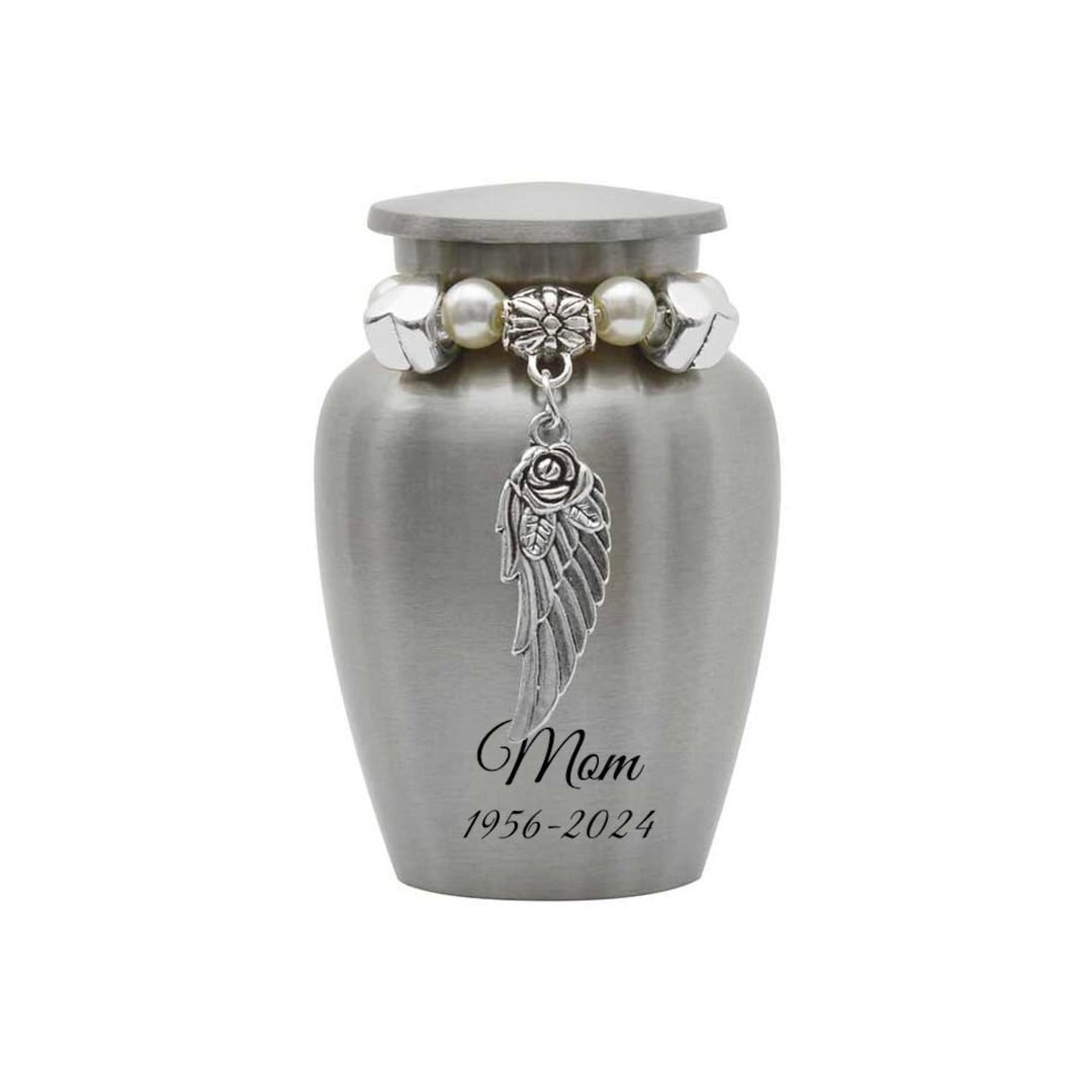 Everlasting Keepsake Urn - Love Charms® Option - Small Engraved Urn ...