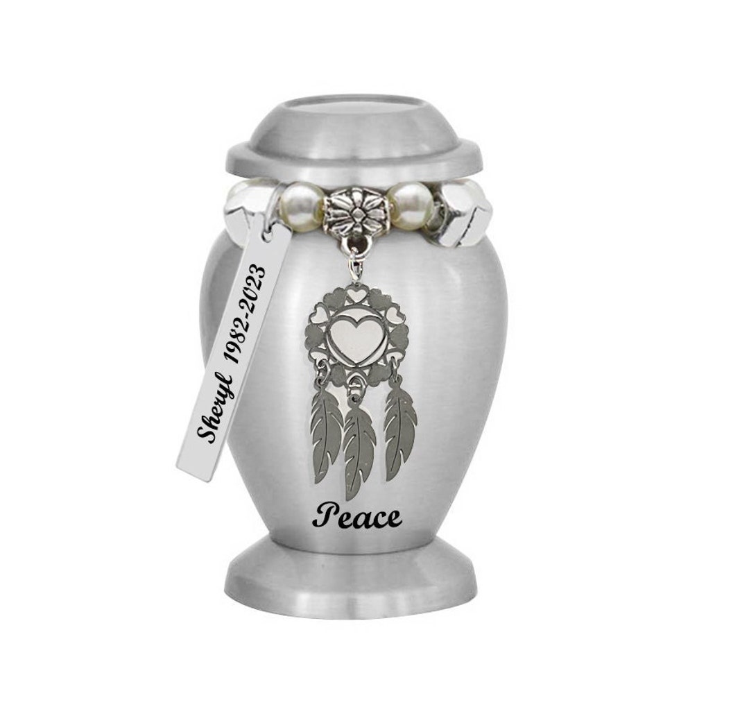 Dreamcatcher Keepsake Mini Urn - Love Charms® Option - Etsy