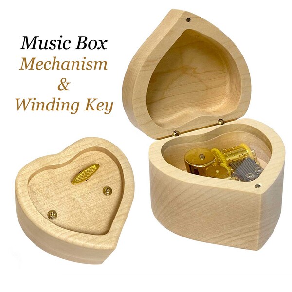 Heart Music Box - Etsy