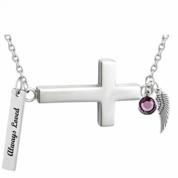 Cross Chain Stainless Ash Urn Love Charms™ Option - Etsy