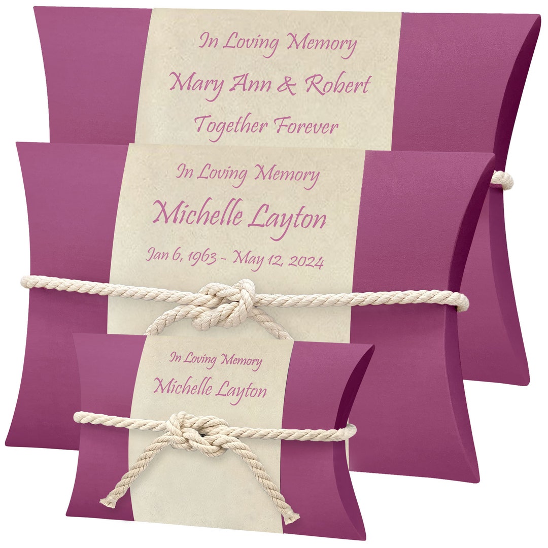 Pink Coral Peaceful Pillow® Water Burial Cremation Urn - Biodegradable ...