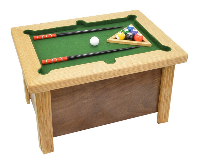 Hand Painted Pool Table Double Urn - Companion Memorial - Etsy