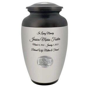Musical Notes Cremation Urn - Adult Music Memorial - Personalized ...