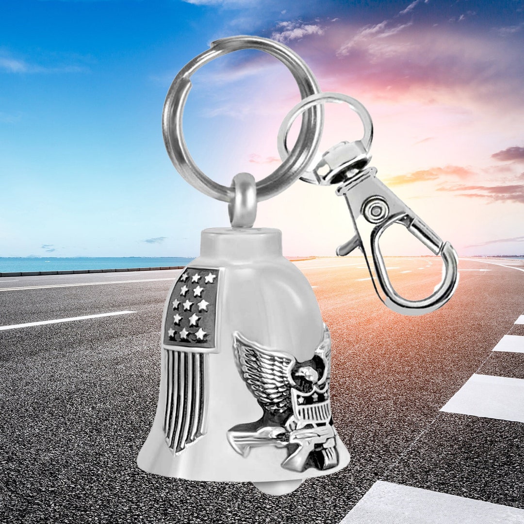 Liberty Guardian Motorcycle Key Chain Ash Urn - Engraving Option ...