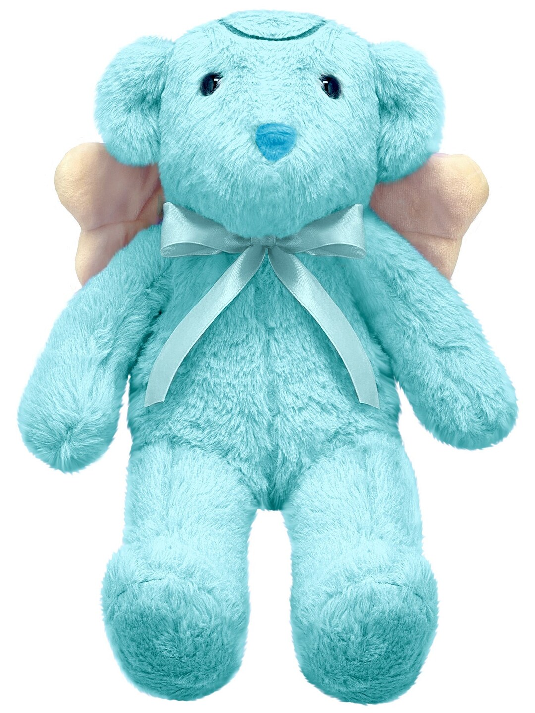 Blue Angel Teddy Bear Keepsake Urn for Ashes - Etsy