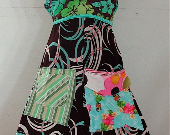 Altered Wearable Art Couture Upcycled Repurposed Sun Dress Etsy