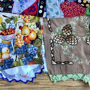PATCHWORK ROPER RODEO Redo My Bonny Lot Crochet Embroidery Doilies ...