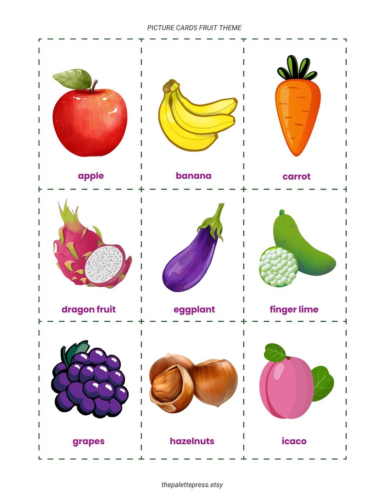 Fruit Alphabet Bingo: Beginning Sounds Game (digital Download) - Etsy