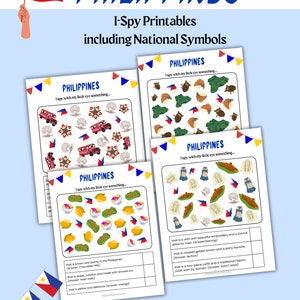 Activity Sheets About the Philippines for Kids - Etsy