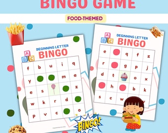 Fruit Alphabet Bingo: Beginning Sounds Game (digital Download) - Etsy