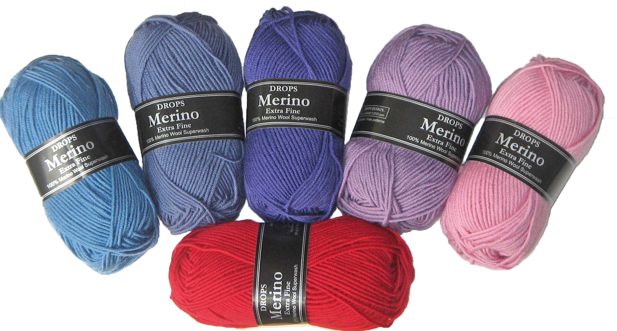 Mix-or Match 5-packs Drops Merino Extra Fine Superwash Yarn | Etsy