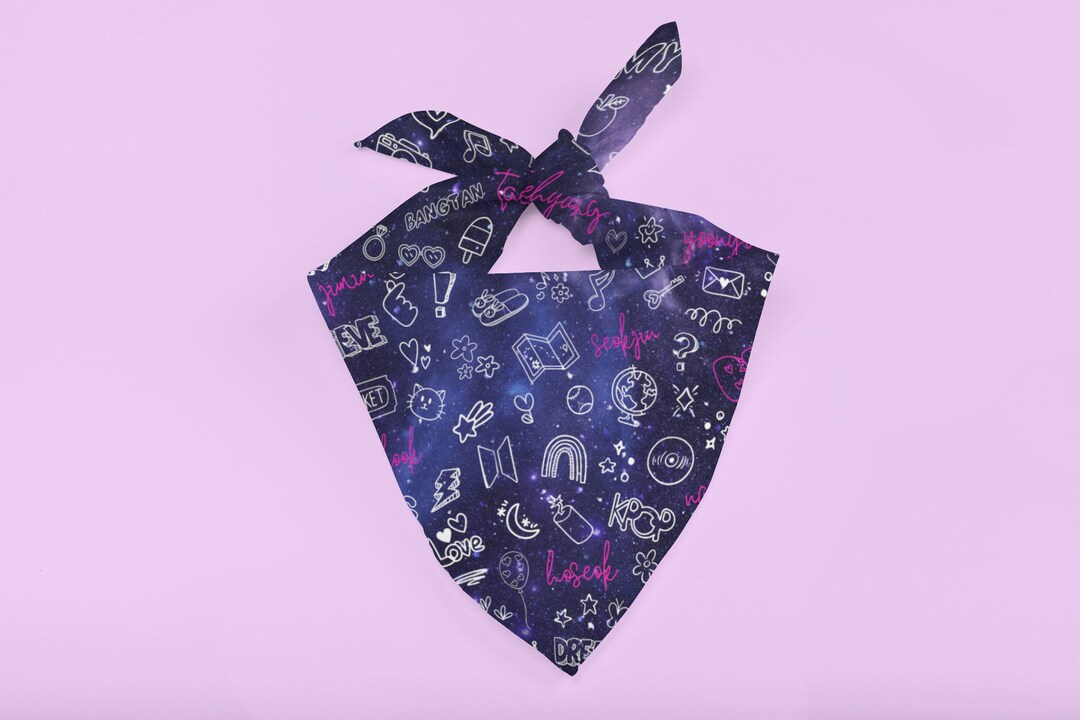 BTS Army Fan Bandana, Bts, Kpop Merch, Bandana, Kpop Outfit, Kpop ...