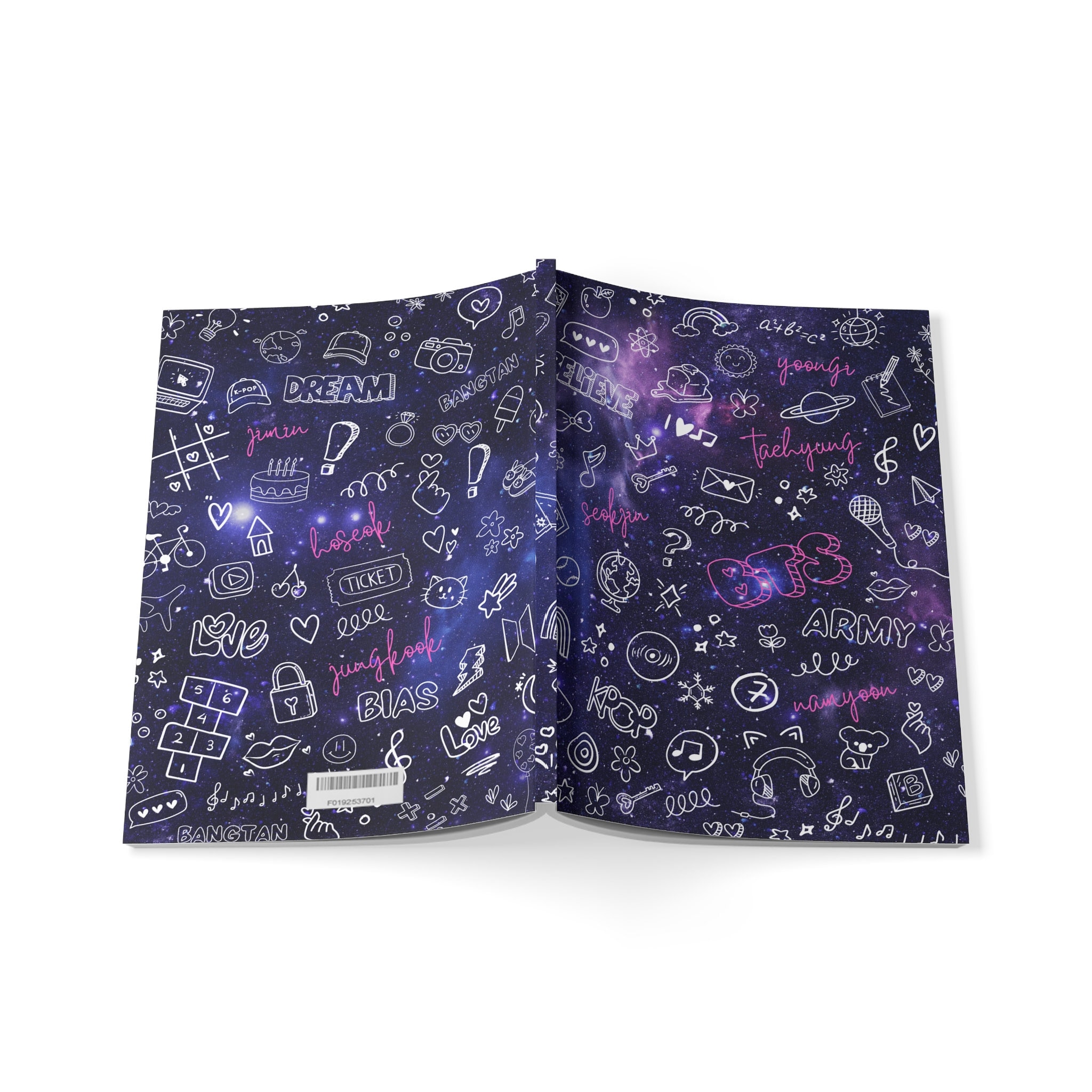 Bts Journal, Bts Notebook, Kpop Journal, Bts Stationary, Bts Gift, Kpop ...