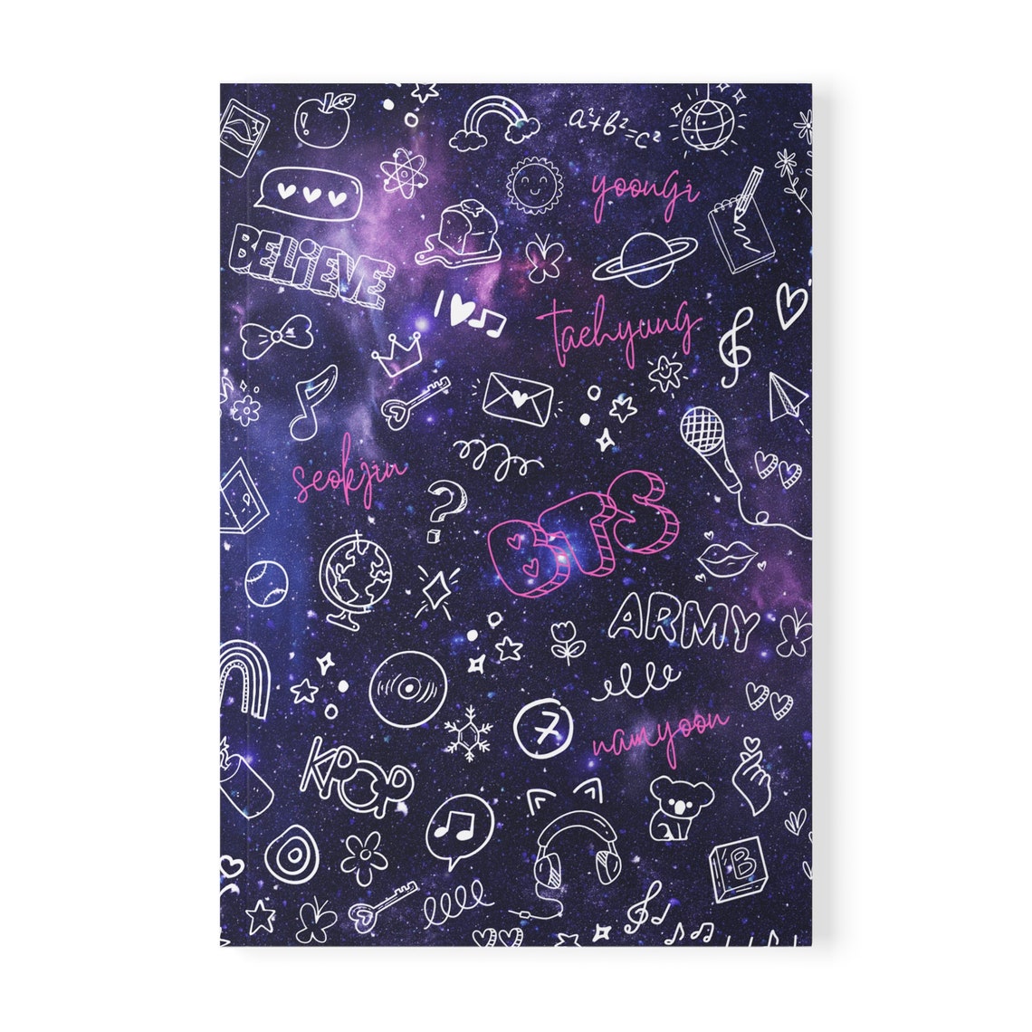 Bts Journal, Bts Notebook, Kpop Journal, Bts Stationary, Bts Gift, Kpop ...