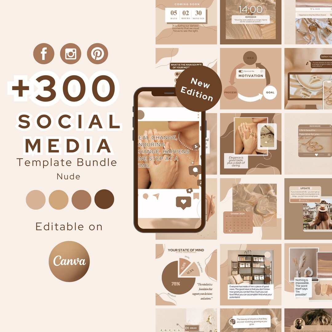 Instagram Feed Template Social Media Template IG Quote Template ...