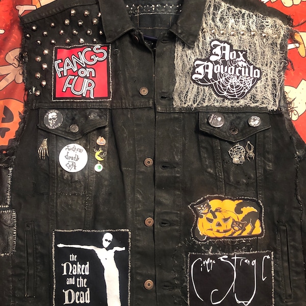 Punk Vest - Etsy
