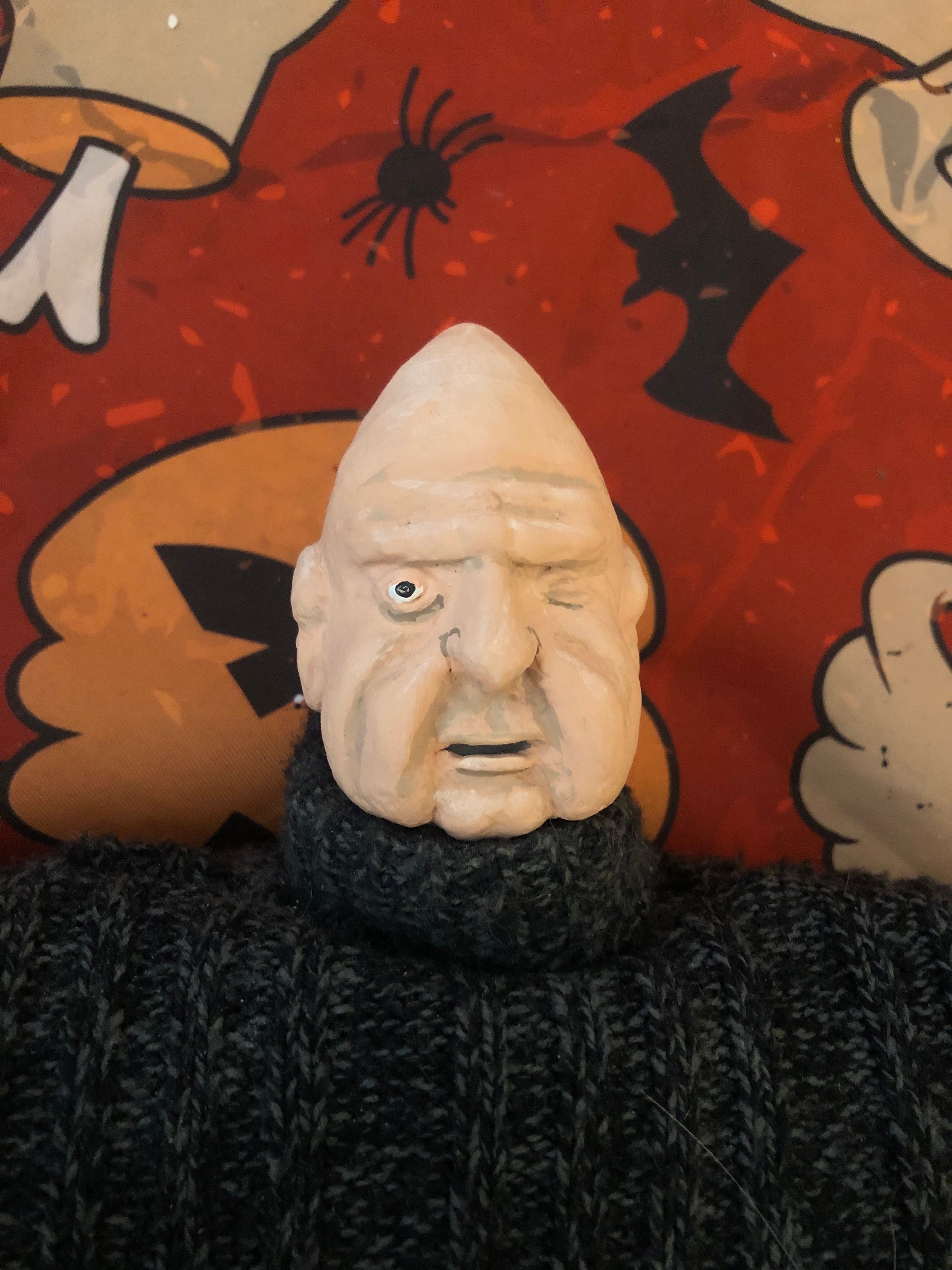 Puppet Master pinhead Style Rod Puppet. Hand Crafted Papier-mâché and ...