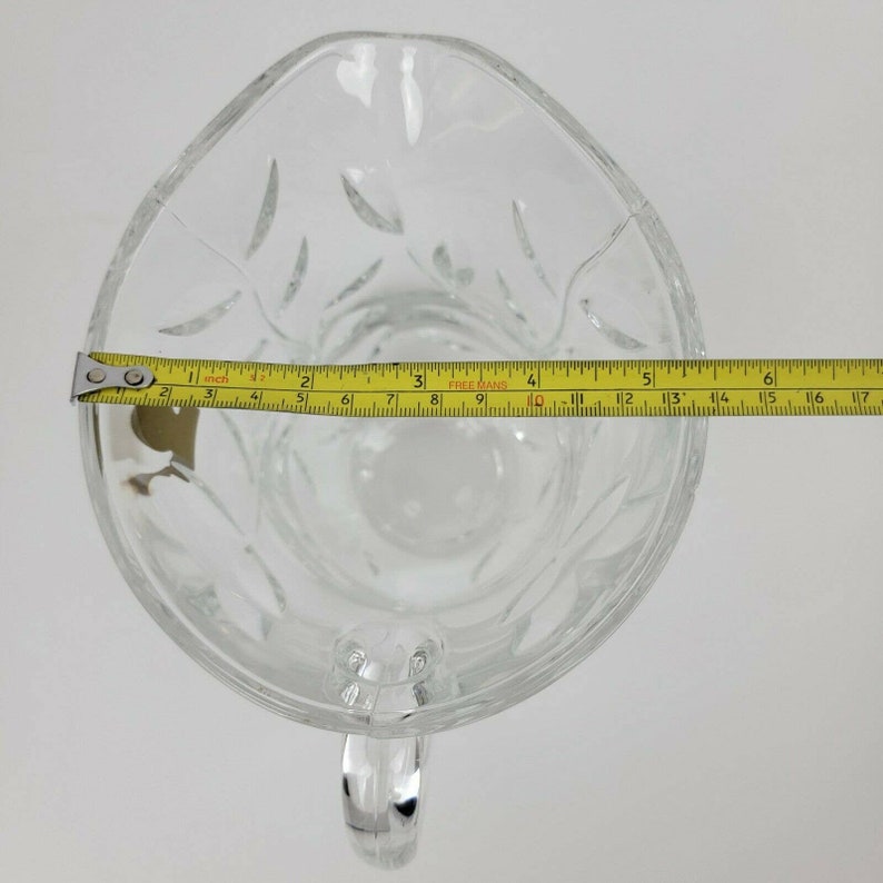 Oneida RCR Royal Crystal Rock Cut Glass Pitcher, 24% Lead, 7 - Etsy ...