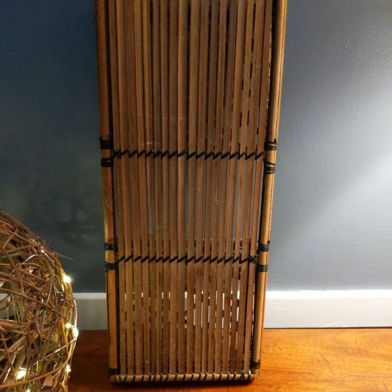 Vintage Rattan Letter Holder, Mid-century Modern, 22 High, Handmade - Etsy