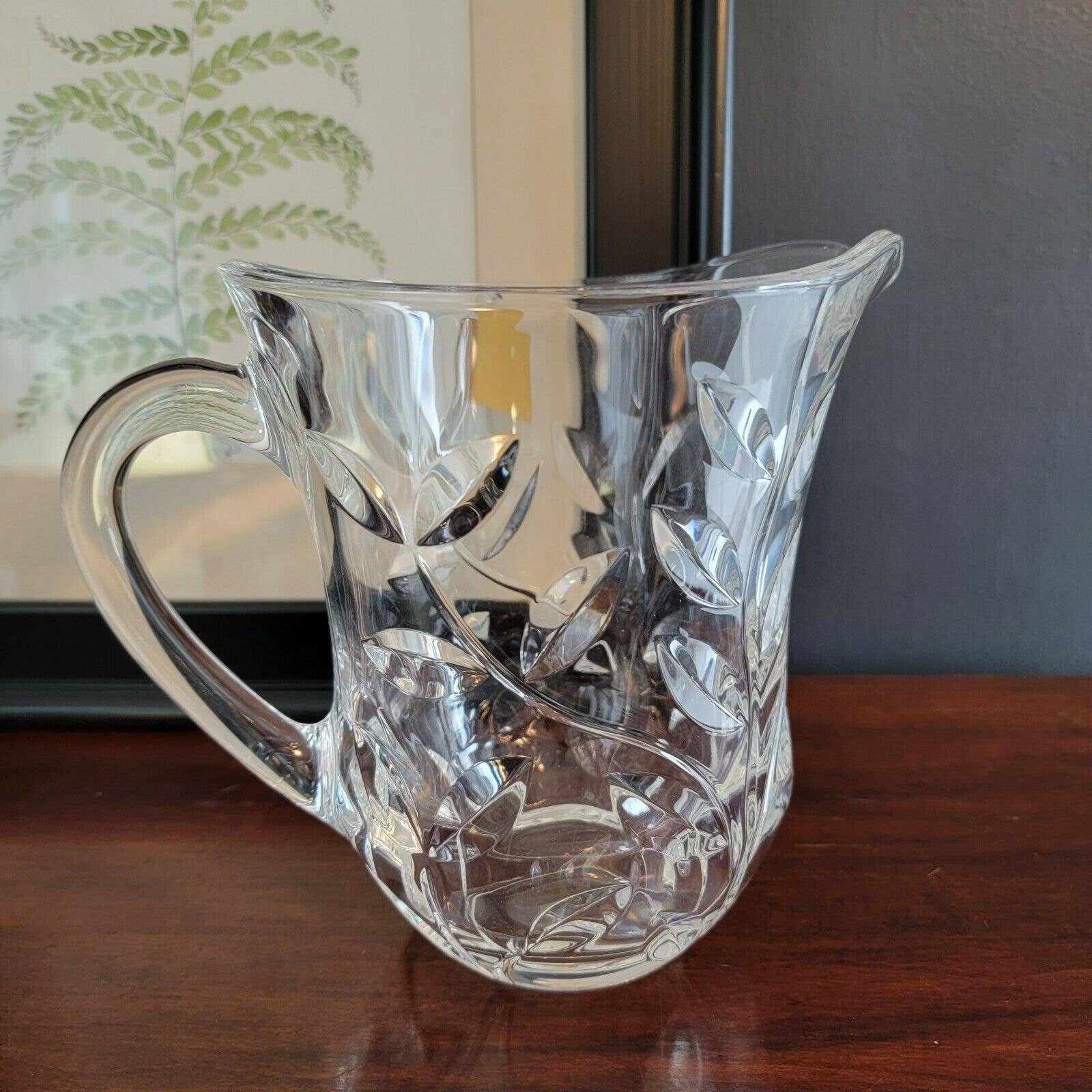 Oneida RCR Royal Crystal Rock Cut Glass Pitcher, 24% Lead, 7 - Etsy ...