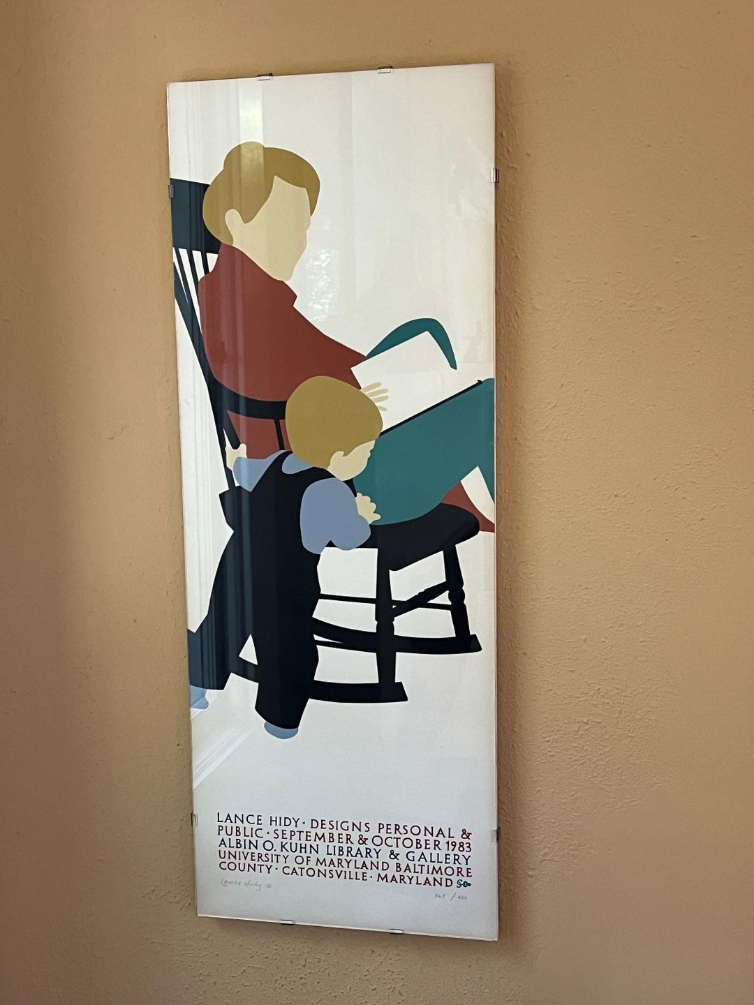 Lance Hidy, Designs Personal & Public, Limited Edition Framed Silkscreen, Signed by the Artist ...