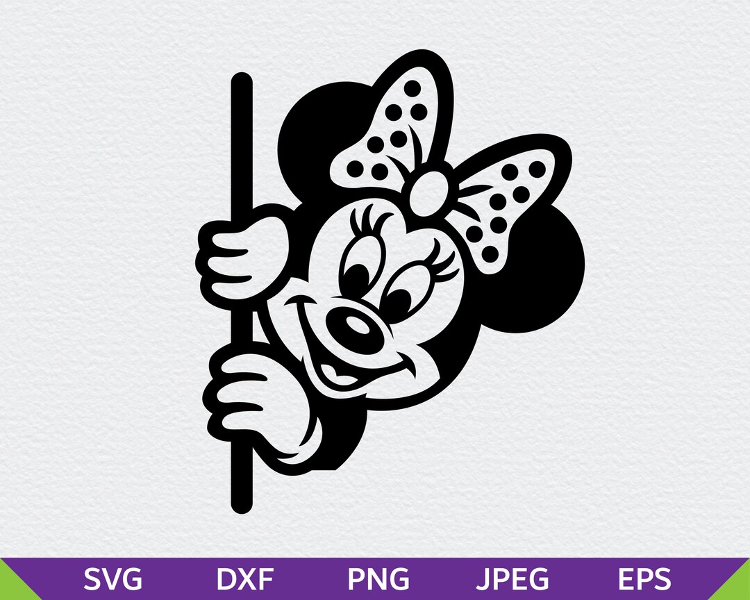 Mouse Peeking Svg, Mouse Peeking Cricut and Silhouette Cut File, Mouse ...