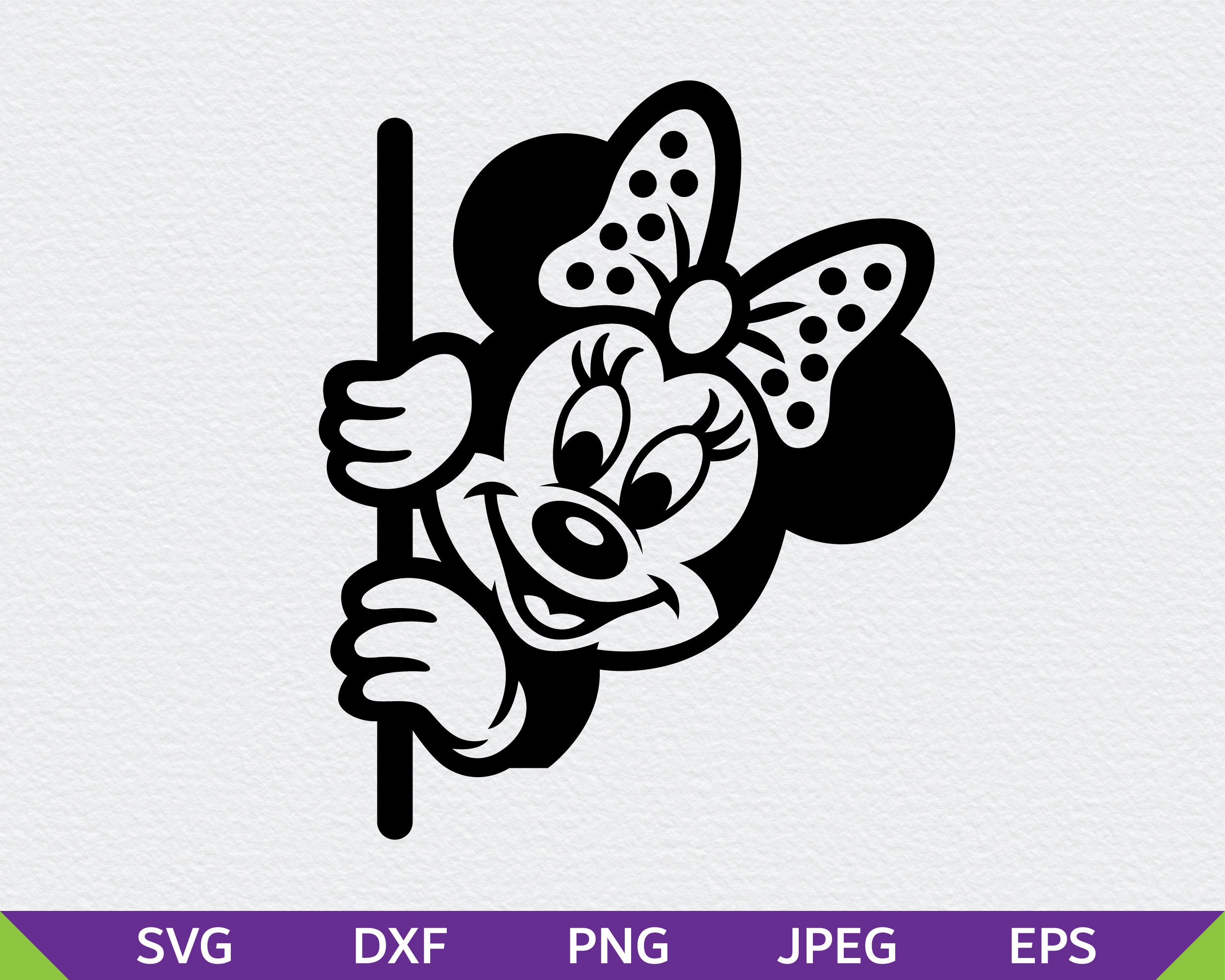 Mouse Peeking Svg, Mouse Peeking Cricut and Silhouette Cut File, Mouse ...