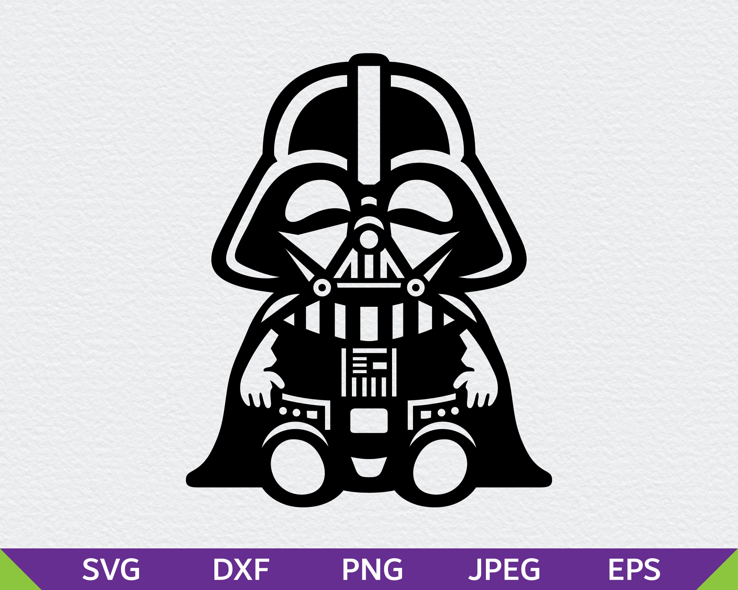 Baby Darth Svg, Baby Darth Cricut and Silhouette Cut File, Baby Darth ...