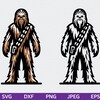 SVG PNG Chewbacca, Chewie Cricut and Silhouette Cut File, Chewie Clip ...