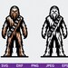 SVG PNG Chewbacca, Chewie Cricut and Silhouette Cut File, Chewie Clip ...