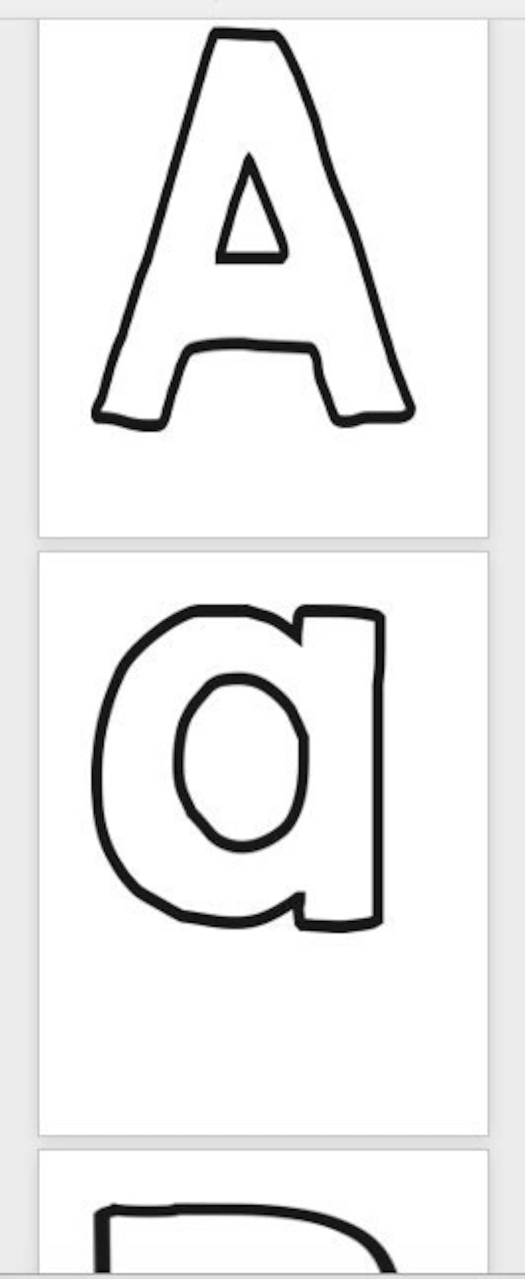 Alphabet Bubble Letters (A-Z) Upper and Lower Case Letters (52pgs) - Etsy