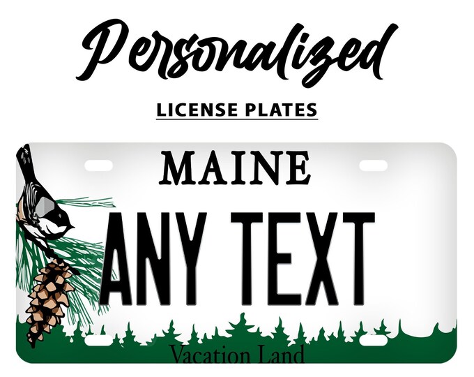Custom Pennsylvania License Plate Personalized Name Custom Text All 50 ...