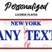 Custom New York Retro License Plate | Personalized Name | Custom | All ...