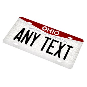 Custom Ohio License Plate : Aluminum Novelty Replica Vehicle Tag ...